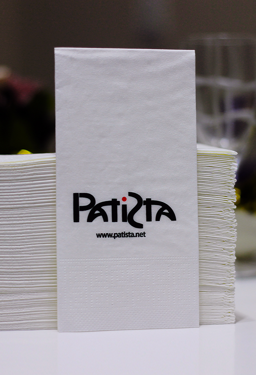 Patista Restaurant - Baskılı Peçete İmalatı